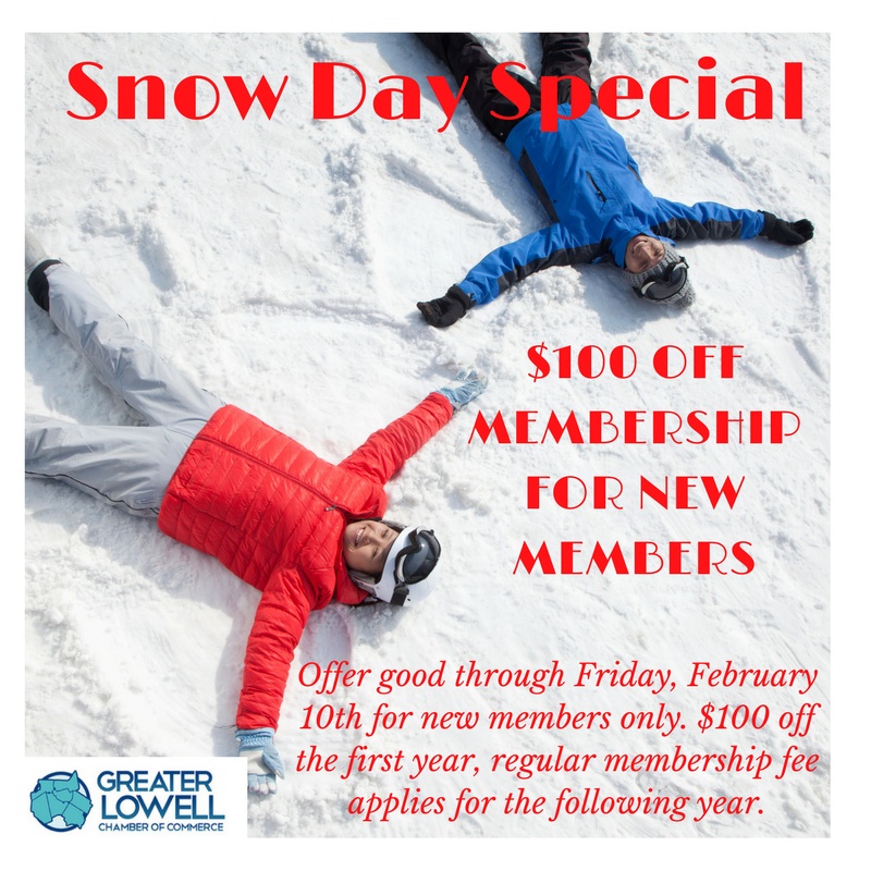 Snow Day: Flash Sale - Greater Lowell Chamber of Commerce
